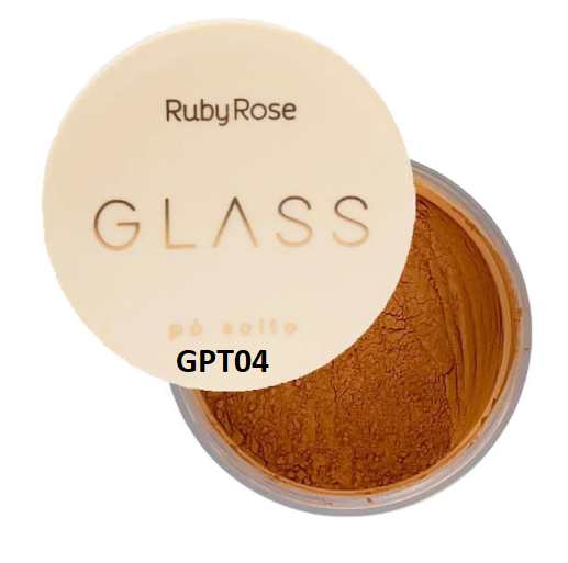 Pó Solto Glass - Ruby Rose - Luxx Make Up