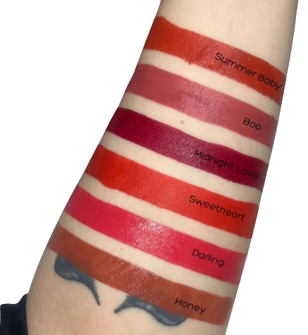 Blush, Batom e Sombra 3 em 1 da Melu - Ruby Rose - Luxx Make Up