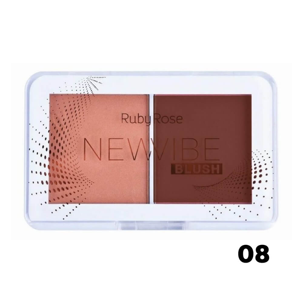 Duo de Blush New Vibe - Ruby Rose - Luxx Make Up