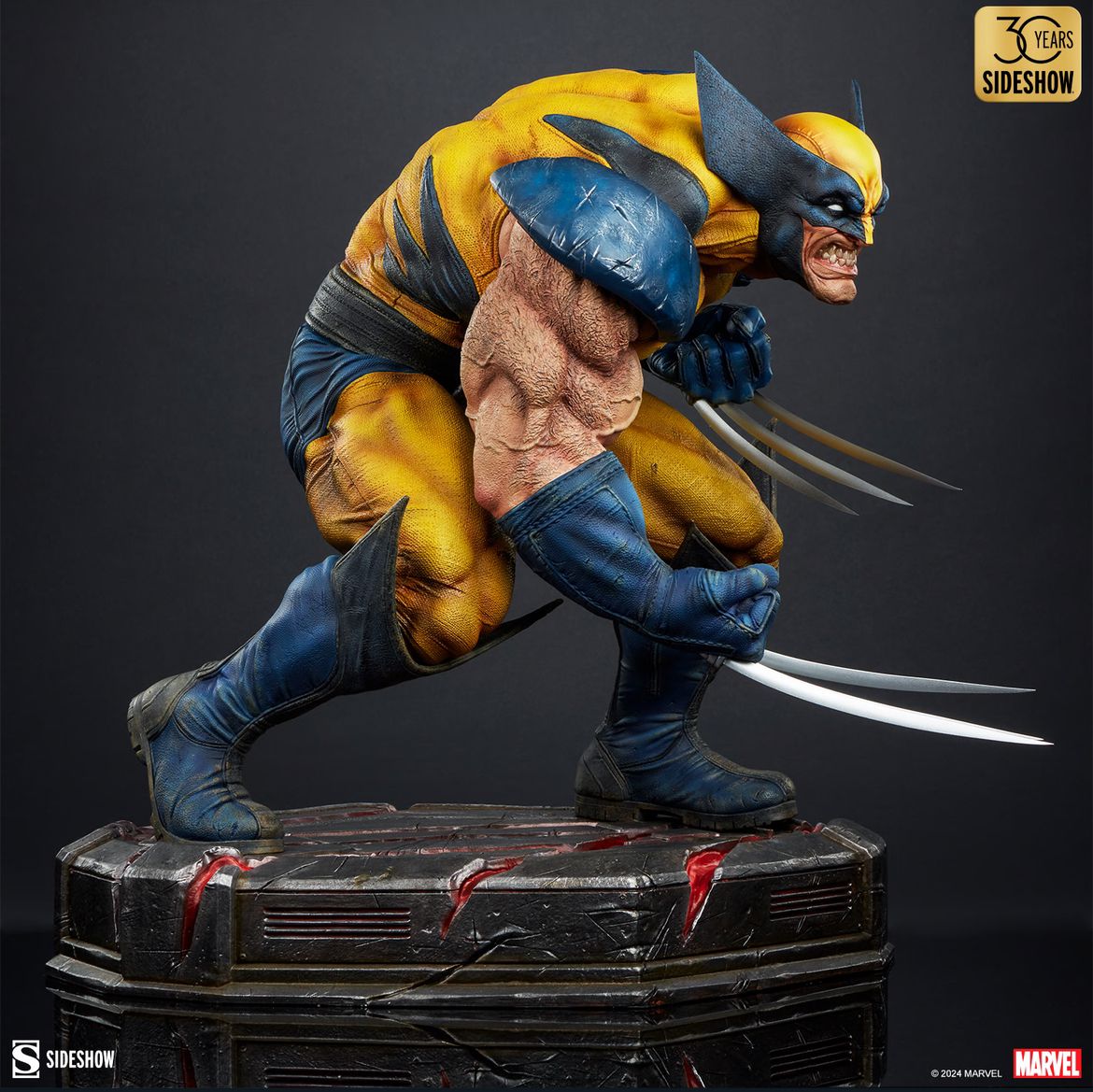 Estátua Wolverine Berserker Rage – Sideshow Collectibles (X-Men) | LED ...