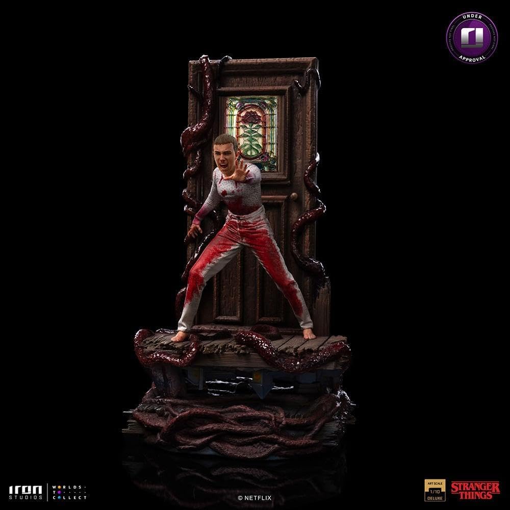 🧠 Estátua Eleven - Stranger Things | Iron Studios 1/10 | Deluxe Art S ...