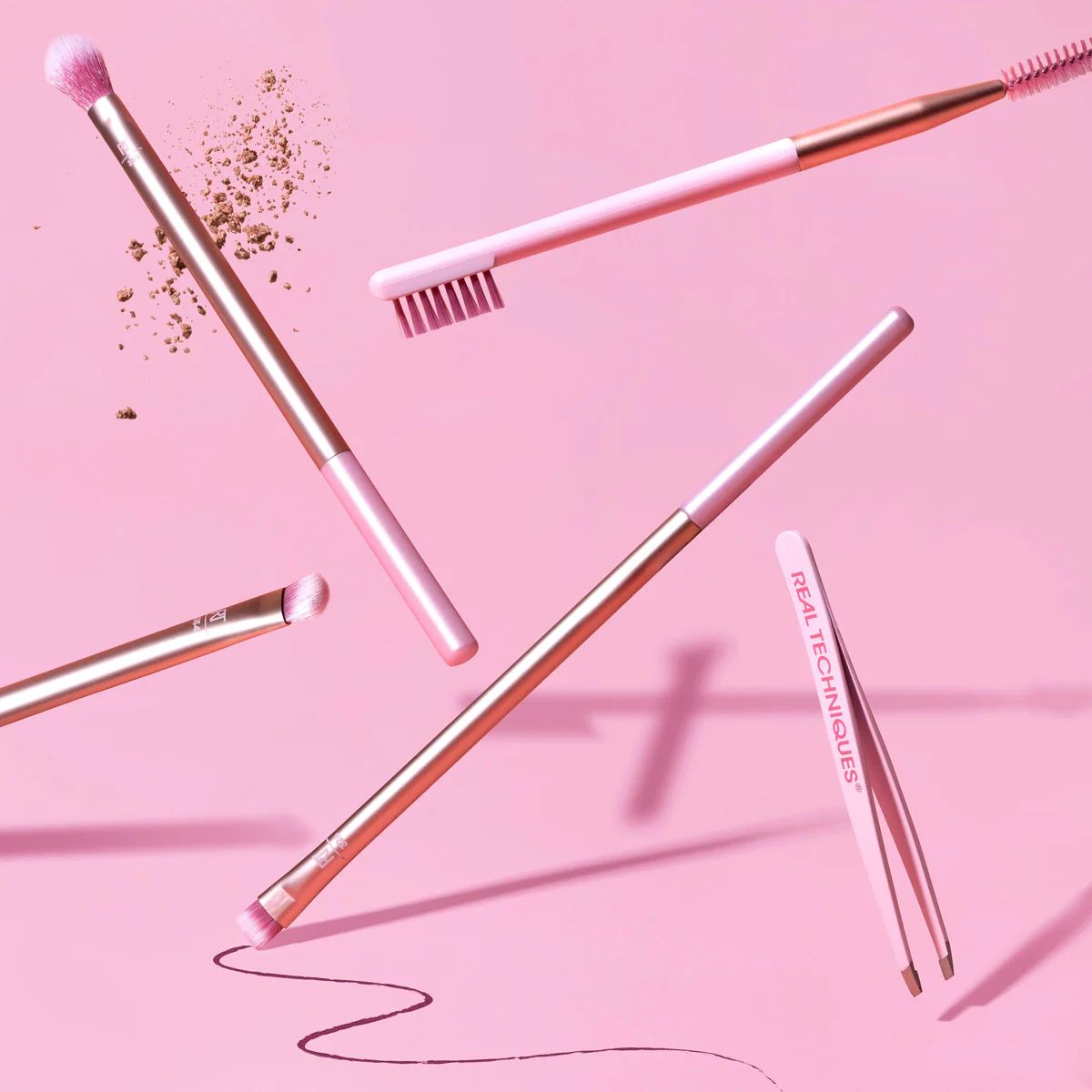 Kit de Pincés para Olhos Naturally Beautiful Eye Set - Real Techniques ...