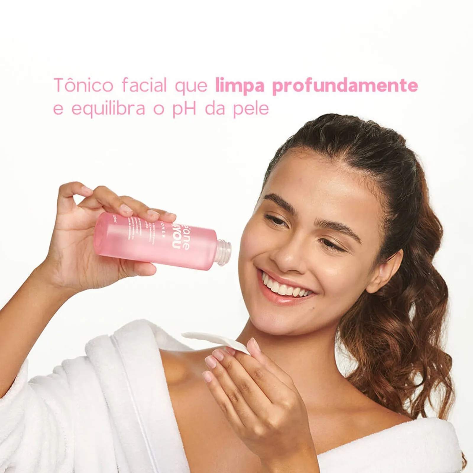 Tônico Facial com Ácido Salicílico Toner 4you - Oceane - Lily Makeup Store