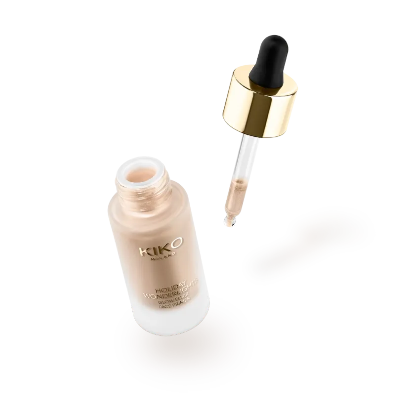 Primer Holiday Wonderlights Glow Elixir Face Primer - Kiko Milano - Lily Makeup Store