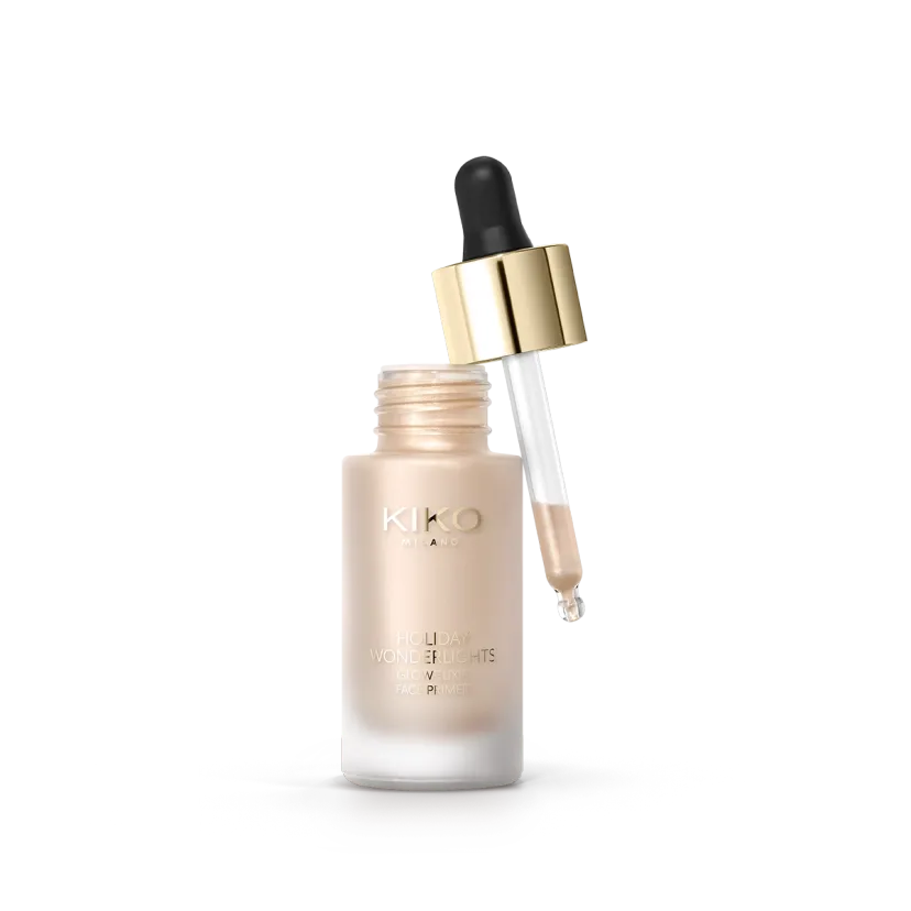 Primer Holiday Wonderlights Glow Elixir Face Primer - Kiko Milano - Lily Makeup Store