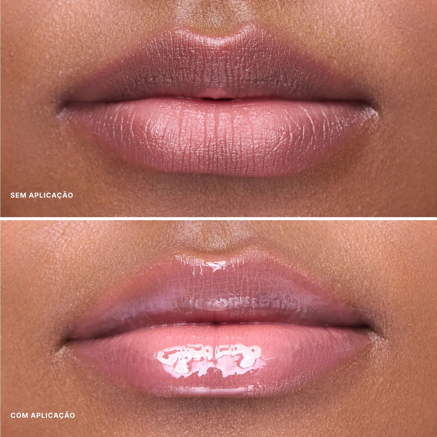 Gloss Hidra Lábios Rosê Translúcido - Boca Rosa - Lily Makeup Store