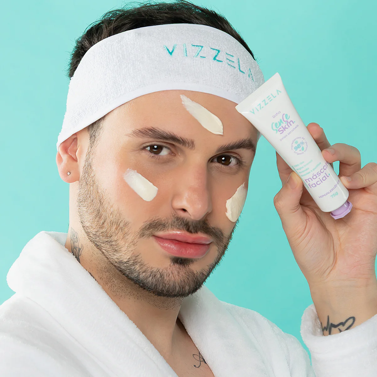 Máscara Facial Sense Skin Peles Sensíveis - Vizzela - Lily Makeup Store