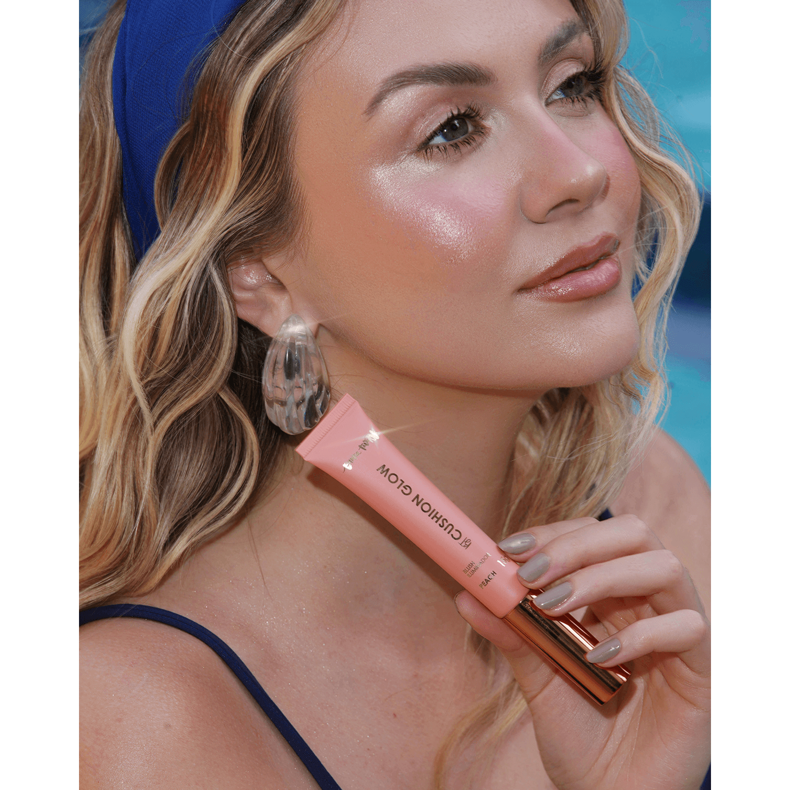 Blush Iluminador BT Cushion Glow Peach - Bruna Tavares - Lily Makeup Store