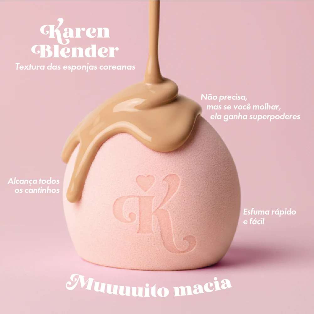 Esponja Karen Blender - Karen Bachini Beauty - Lily Makeup Store