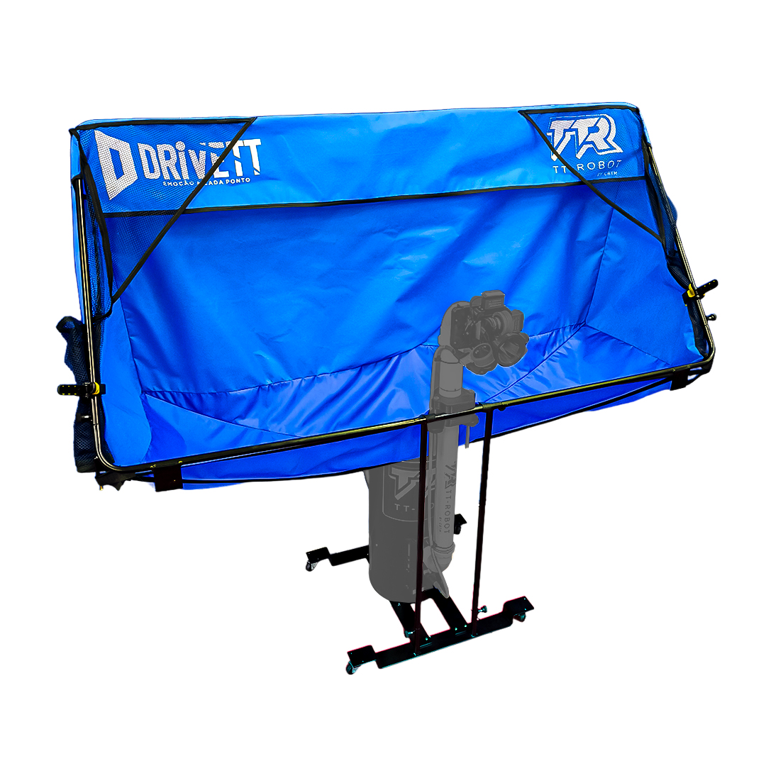 Base móvel Robo com rede + 100 bolas 3 estrelas - DriveTT | Loja de Tênis de Mesa - Artigos de ...