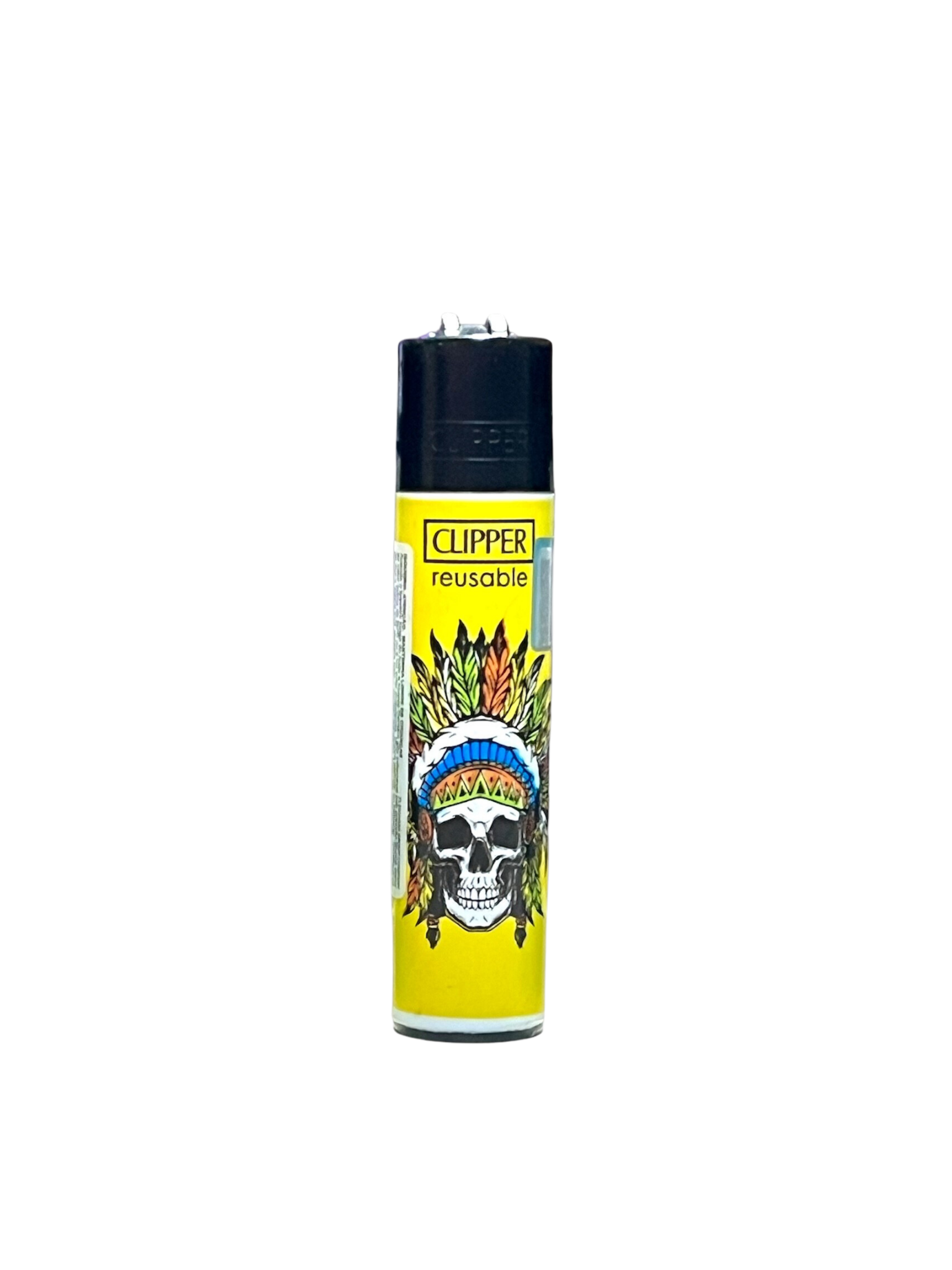Isqueiro Clipper Neon - Caveira - Tabacaria Premium