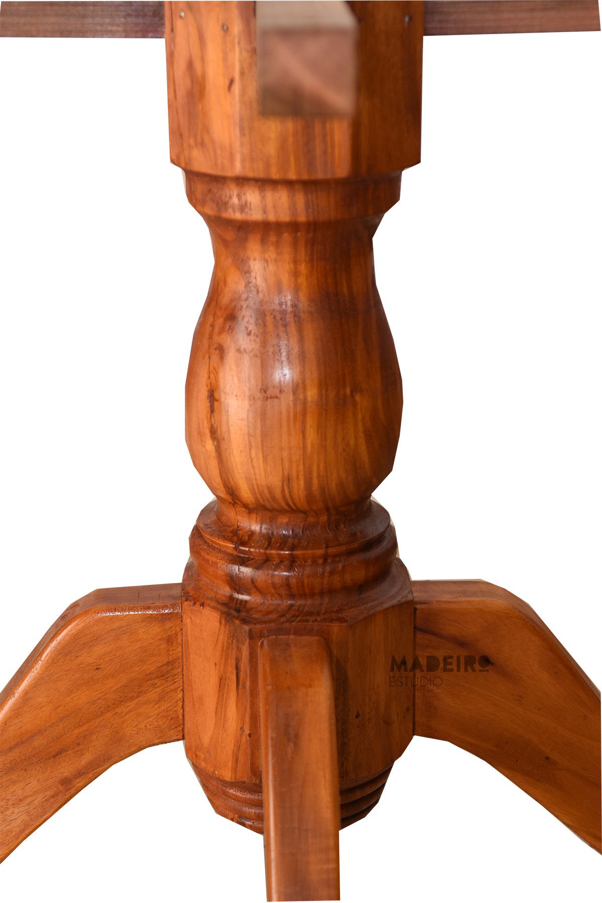 Mesa de Jantar Redonda Pé Torneado - Móveis Madeiro - Em madeira de ... Mesa de Jantar Redonda Pé Torneado - Móveis Madeiro - Em madeira de ...