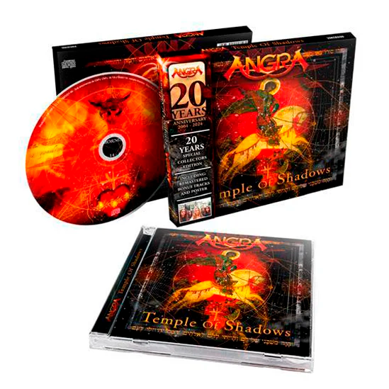 CD - Angra - Temple of Shadows 20th Anniversary (Slipcase + Pôster ...