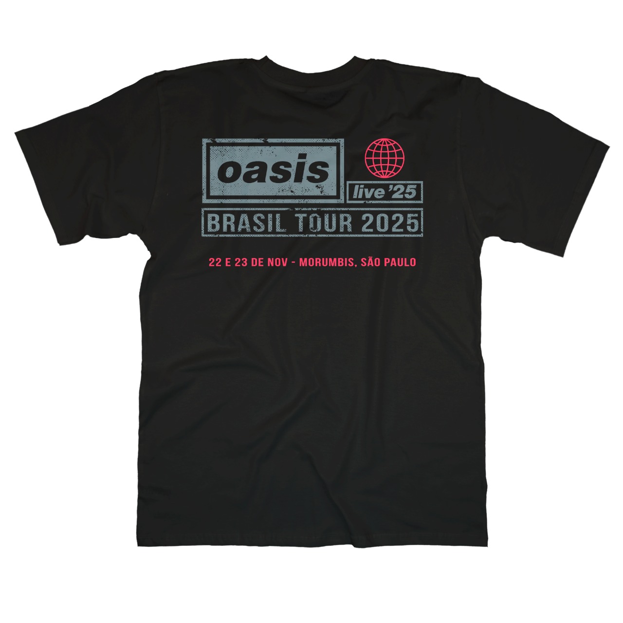 Camiseta Oasis Brasil Tour 2025 - 4Fan Merchandising