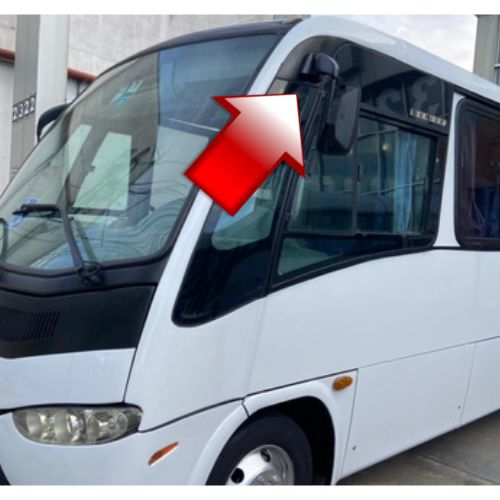 Suporte Espelho Retrovisor Ld/Le Micro Ônibus Mpolo Senior 2007 - Acessórios - JL Tudo para ônibus