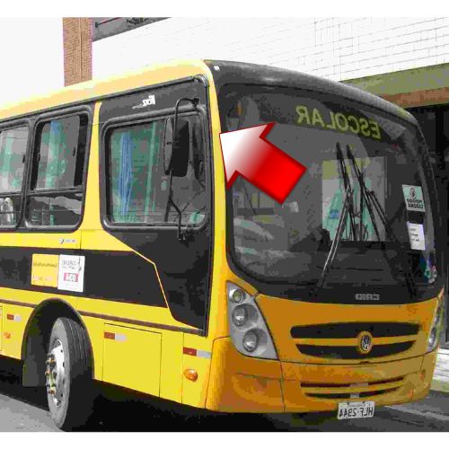 Suporte Espelho Retrovisor Ld/Le Ônibus Caio Foz Super 2010 - Acessórios - JL Tudo para ônibus