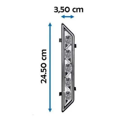 Lanterna Traseira Led Seta Onibus Caio Apache Reta Cristal 24v - Acessórios - JL Tudo para ônibus