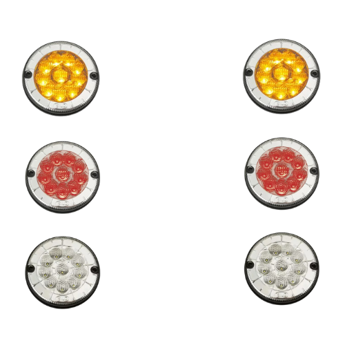 Kit lanterna traseira Caio apache vip 3 III Lente cromada - Acessórios - JL Tudo para ônibus