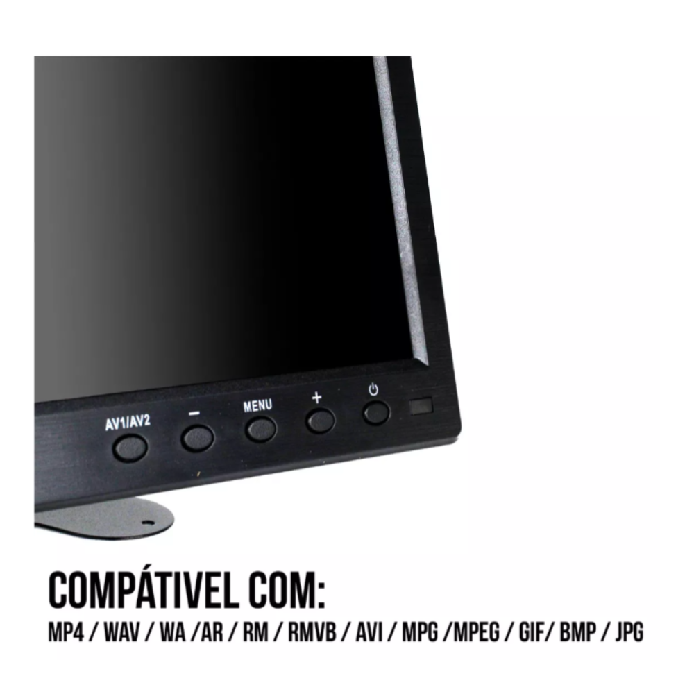 Monitor Automotivo 10.1" Controle HDMI VGA USB CARRO MP5 - Acessórios - JL Tudo para ônibus