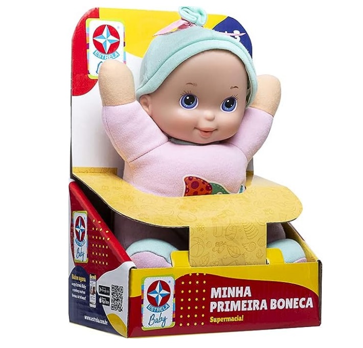 Minha Primeira Boneca - Estrela - Happily Brinquedos