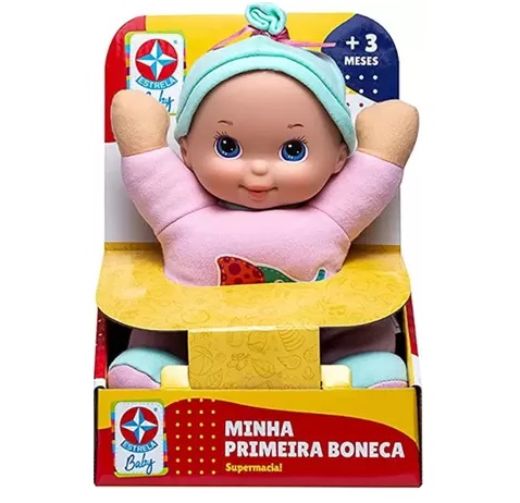 Minha Primeira Boneca - Estrela - Happily Brinquedos