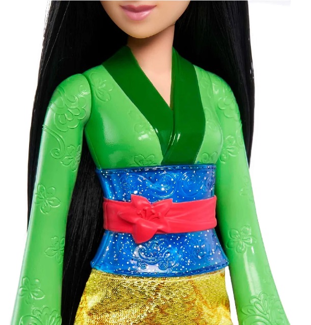 Boneca Princesa Disney Saia Cintilante Mulan HLW02 - Mattel - Happily ...