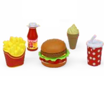 Maleta Fast Fodd 1550 - Pakitoys - Happily Brinquedos