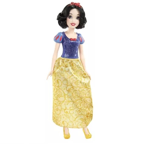 Boneca Princesa Disney Saia Cintilante Branca de Neve HLW02 - Mattel ...