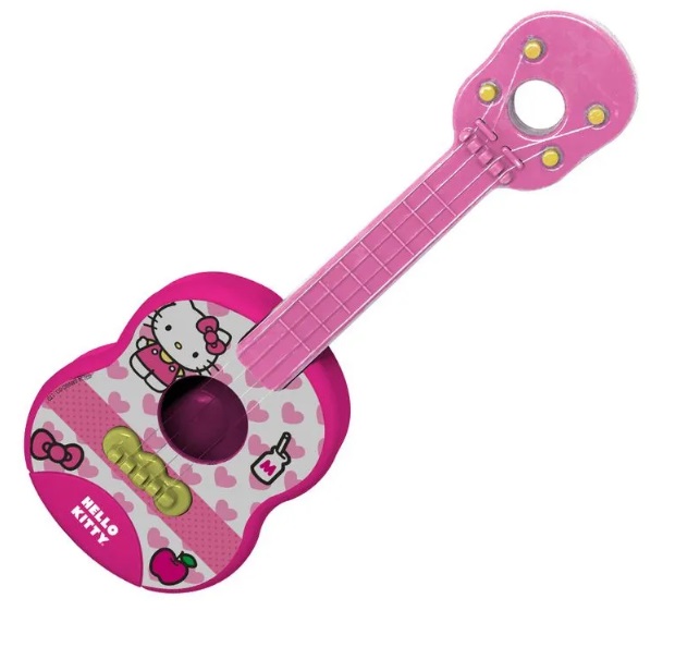 Instrumento Musical Infantil VIolão Hello Kitty - Candide - Happily ...