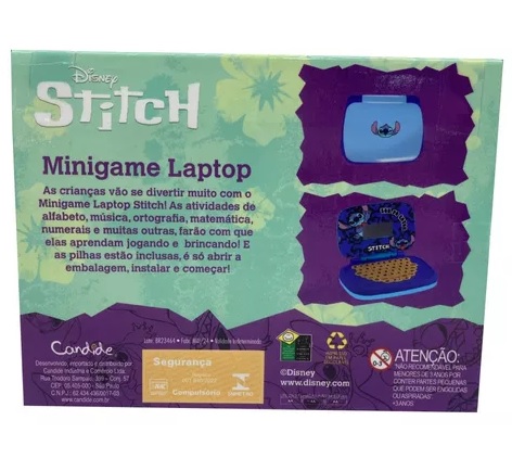 Mini Laptop Stitch - Candide - Happily Brinquedos