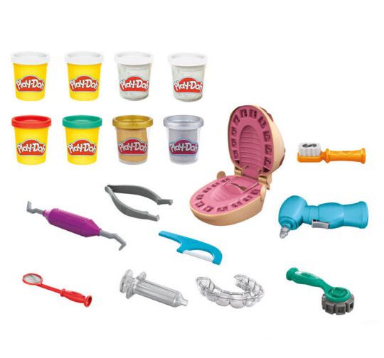 Play Doh Brincando de Dentista F1259 - Hasbro - Happily Brinquedos