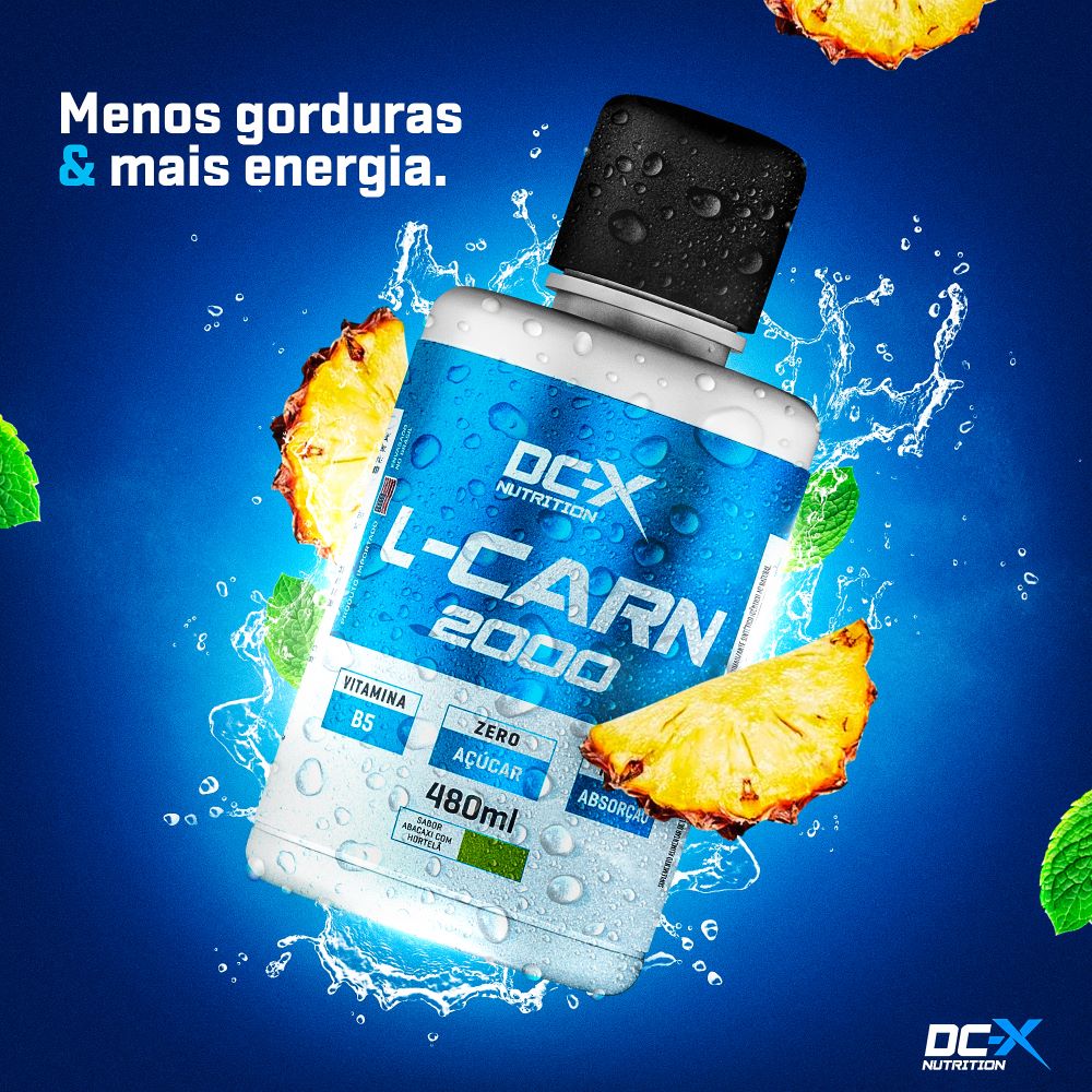 L-CARN 2000 (480ml) - DCX NUTRITION - DCX Nutrition | Suplementos Nutricionais