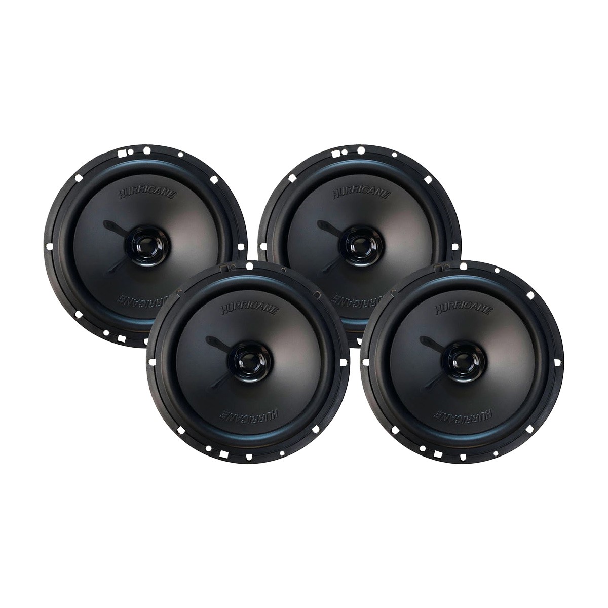 Kit Som Automotivo Bluetooth + 4 Auto Falante 6 Polegadas Hurricane ...