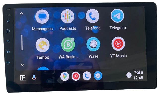 Central Multimidia 9 Polegadas Apple Carplay e Android - Mundo Audio