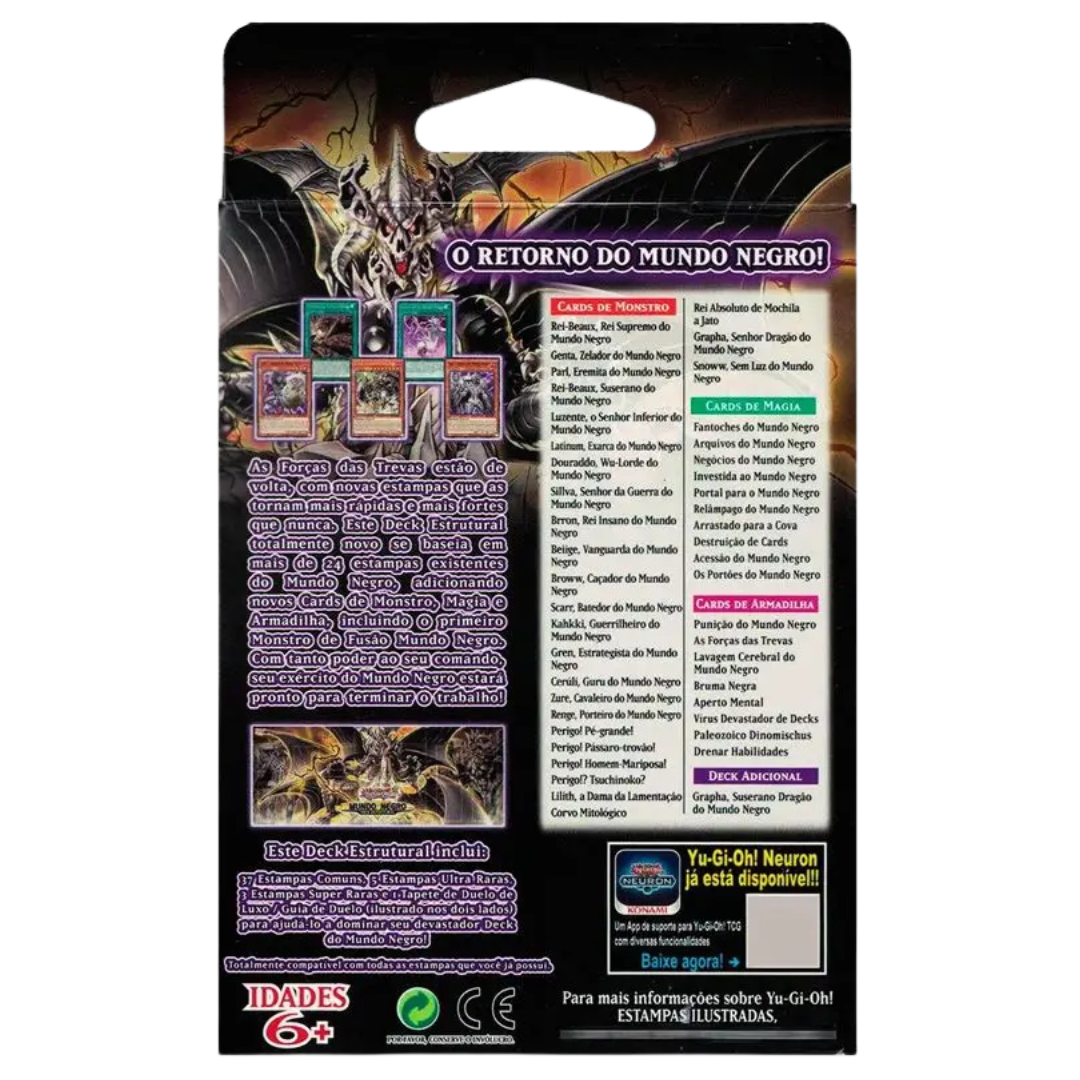 Novo Deck Mundo Negro Yu-Gi-Oh! TCG | Pronta Entrega - Omniverse