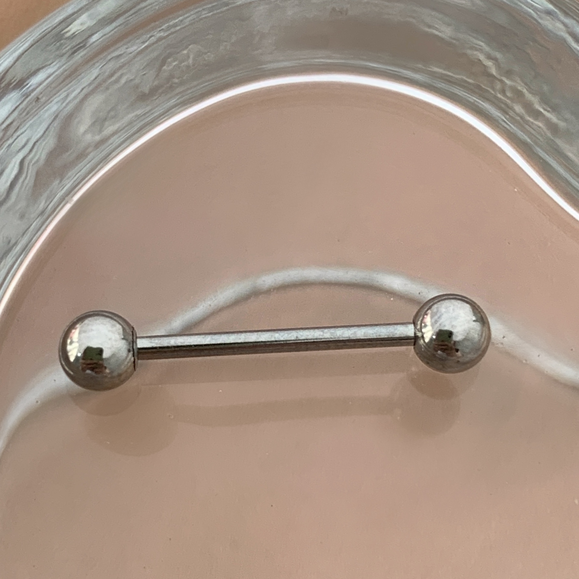 PIERCING BÁSICO / MAMILO AÇO 316L 14MM PARA PERFURAÇÃO⭐️ - Mania de ...