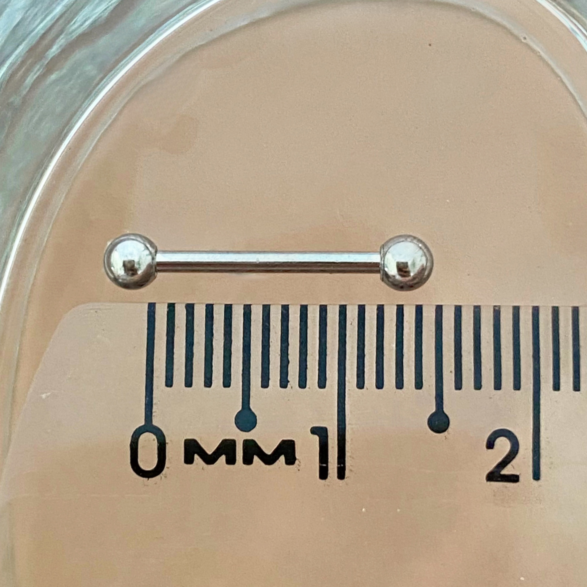 PIERCING RETO BÁSICO / MAMILO AÇO 316L 12MM PARA PERFURAÇÃO⭐️ - Mania ...