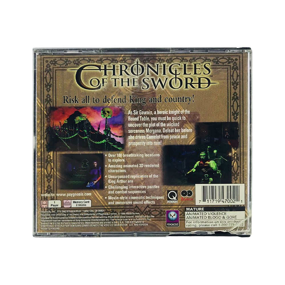 Jogo Chronicles of the Sword - PS1 - MeuGameUsado
