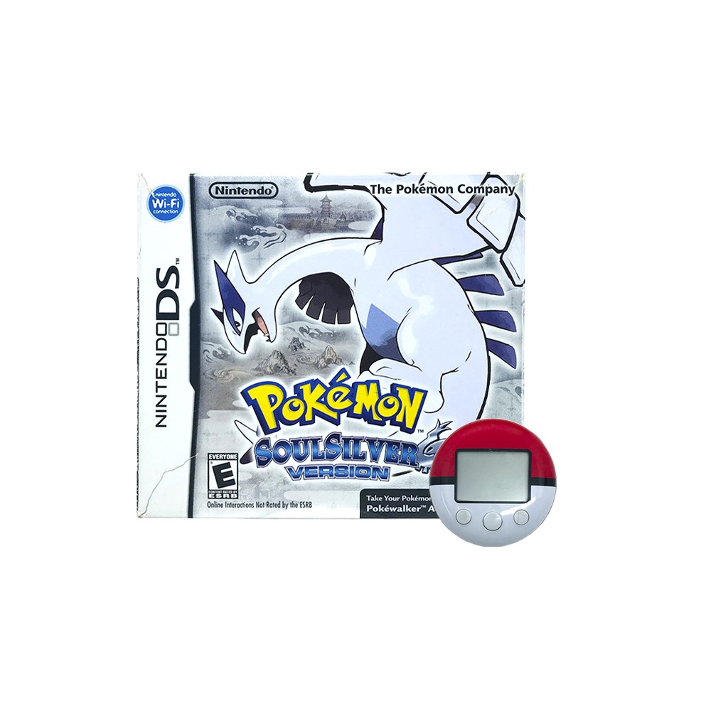 Jogo Pokémon Soul Silver Version + Pokéwalker - DS - MeuGameUsado