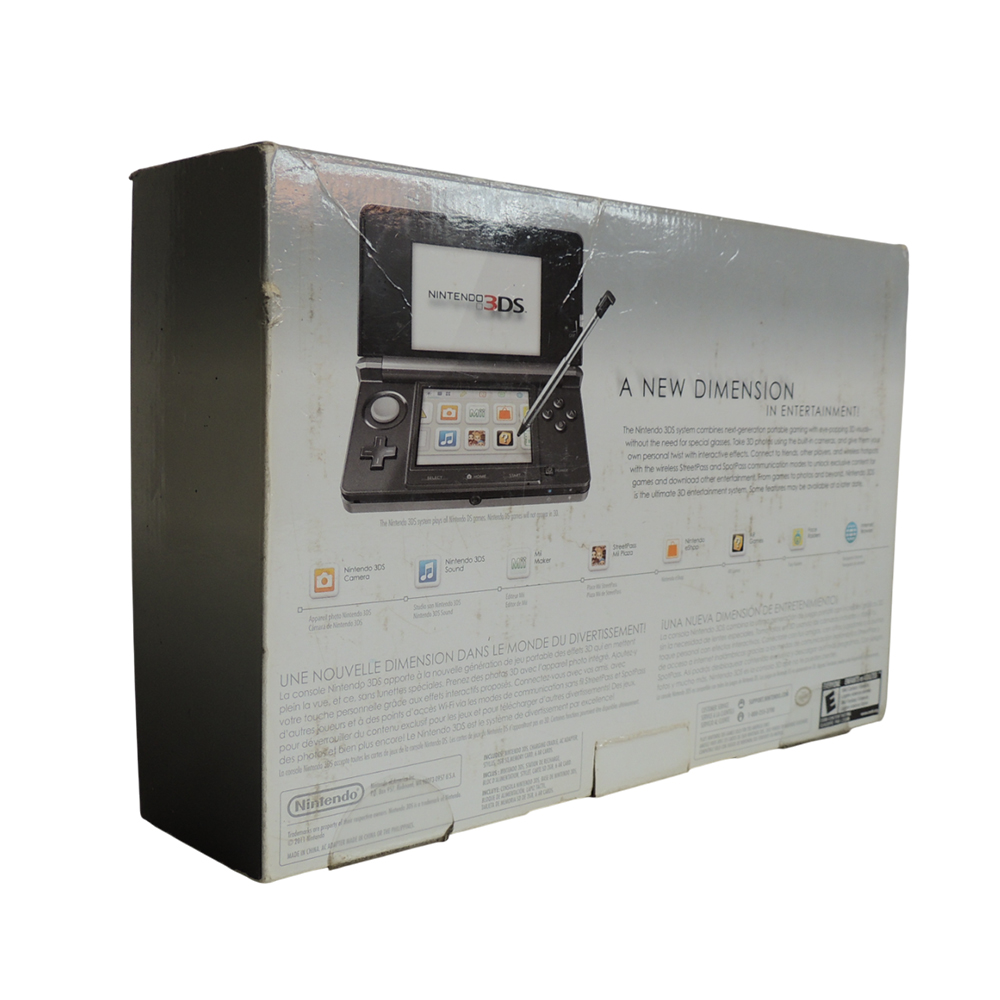 Console Nintendo 3DS Cosmo Black - Nintendo - MeuGameUsado