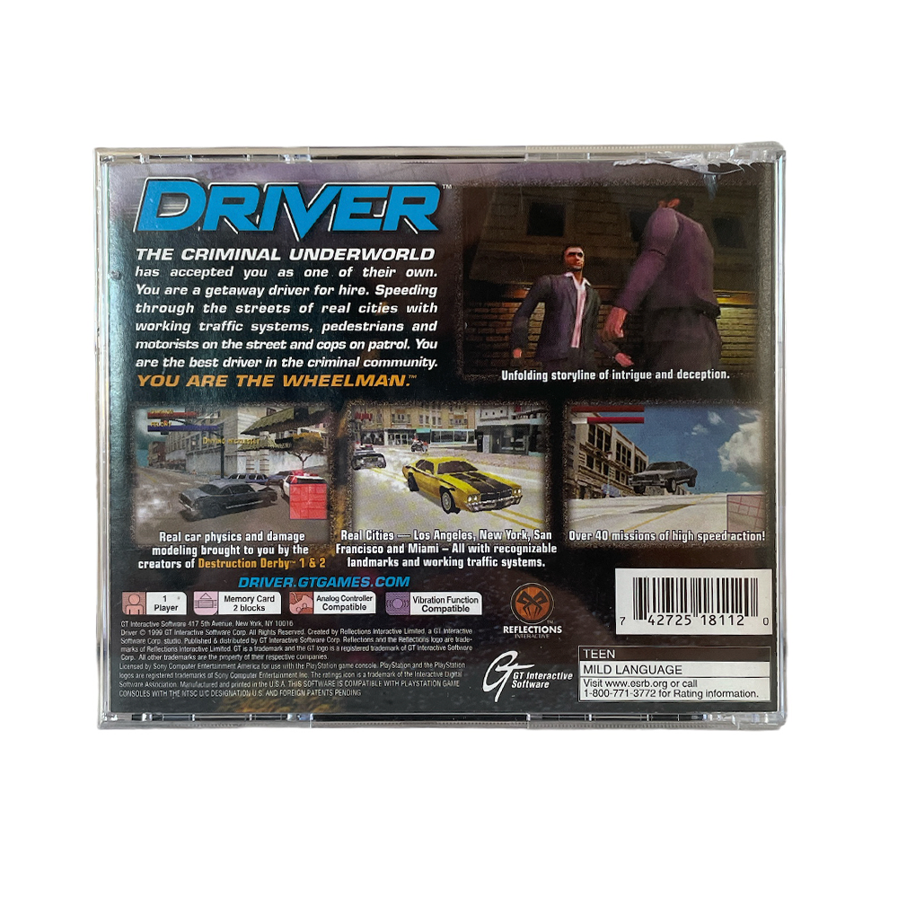 Jogo Driver - PS1 - MeuGameUsado