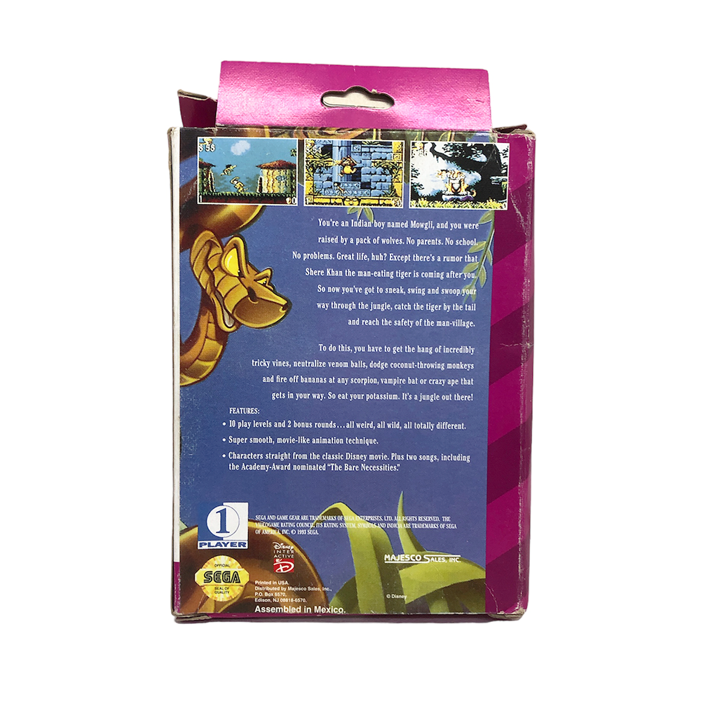 Jogo Disney's The Jungle Book - Game Gear - MeuGameUsado