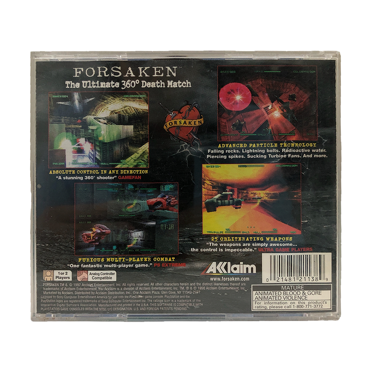 Jogo Forsaken - PS1 - MeuGameUsado