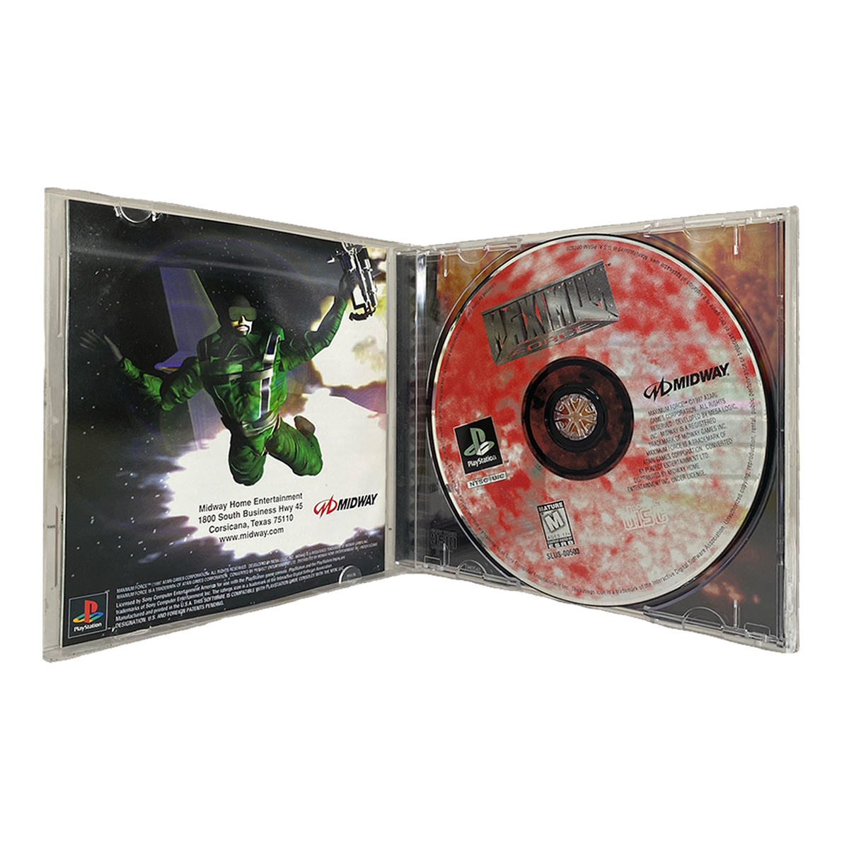 Jogo Maximum Force - PS1 - MeuGameUsado