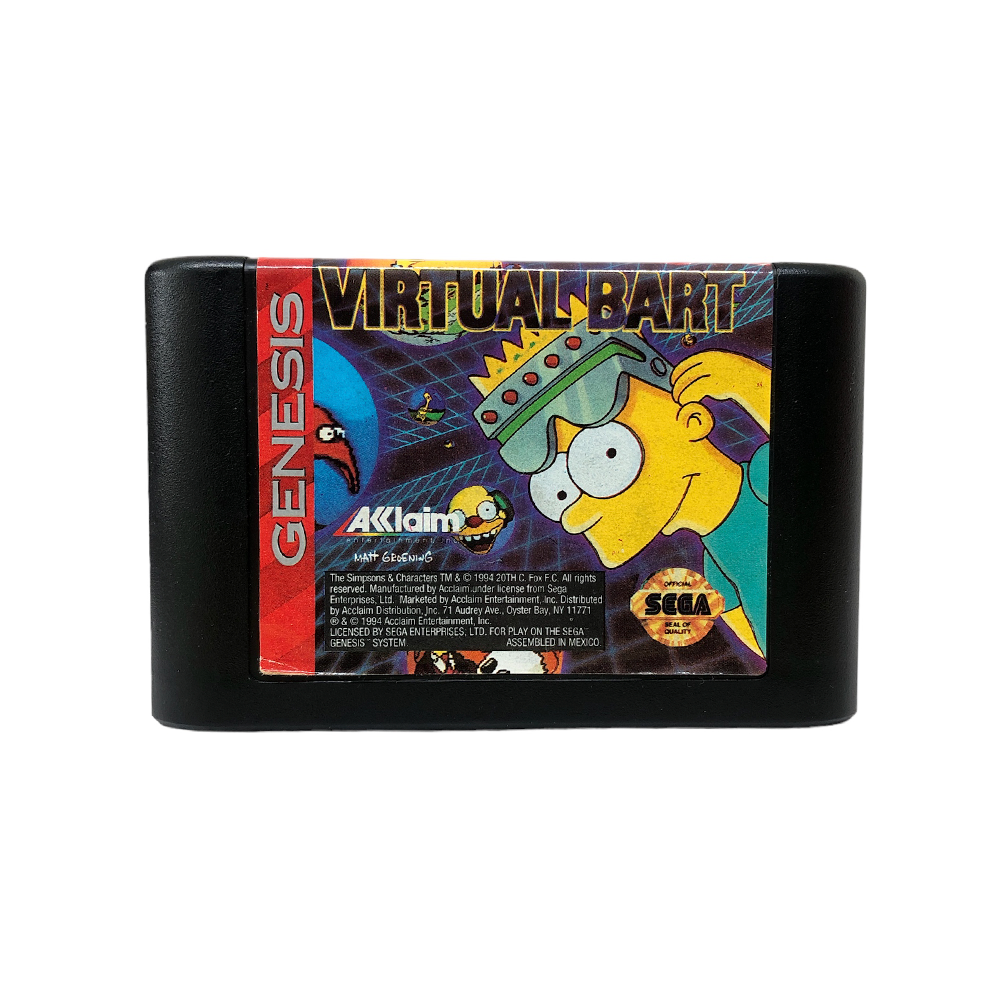 Jogo Virtual Bart - Mega Drive - MeuGameUsado