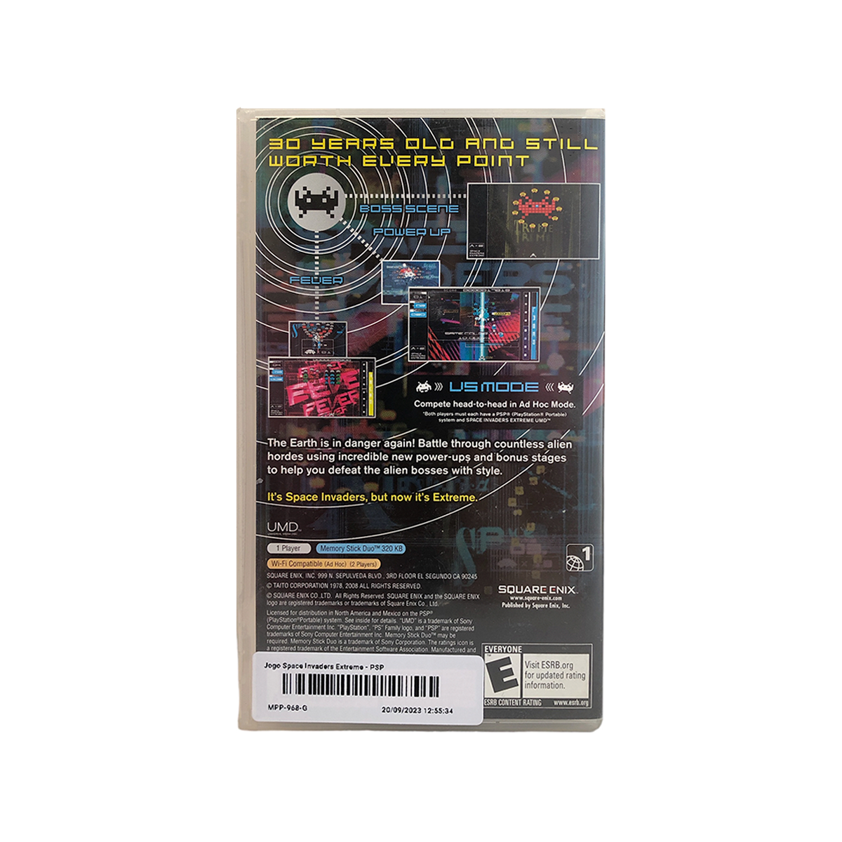 Jogo Space Invaders Extreme - PSP - MeuGameUsado