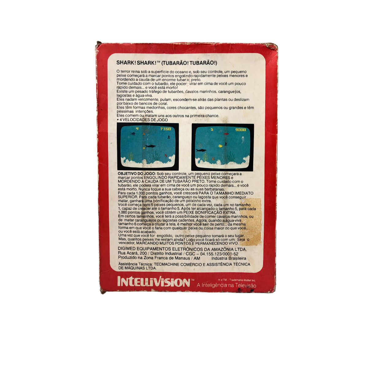 Jogo Shark! Shark! - Intellivision - MeuGameUsado