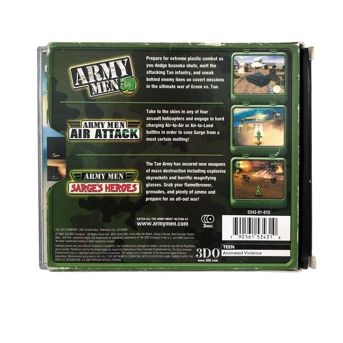 Jogo Army Men Gold: Collector's Edition - PS1 - MeuGameUsado