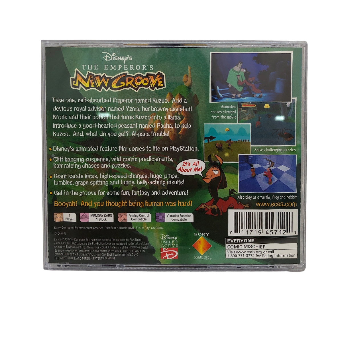 Jogo Disney's The Emperor's New Groove - PS1 - MeuGameUsado