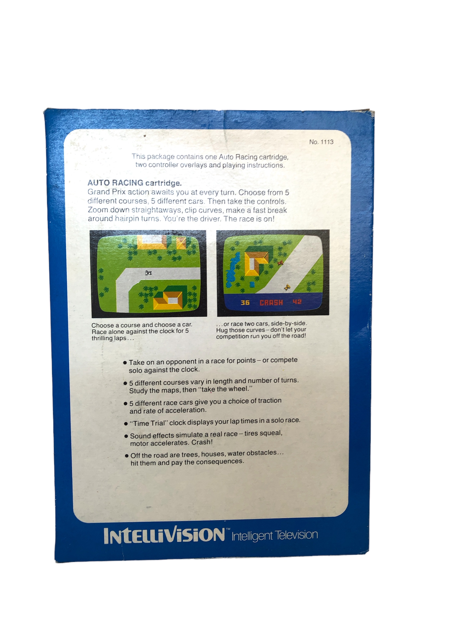 Jogo Auto Racing - Intellivision - MeuGameUsado